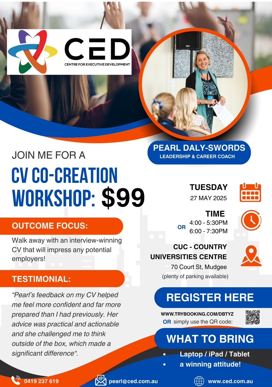 CV Workshop | CUC Mudgee Region